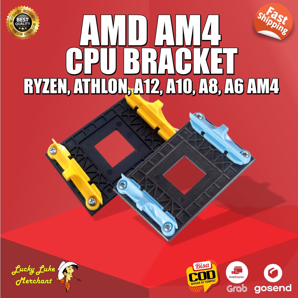 Jual Bracket CPU Heatsink for AMD Socket AM4 Ryzen Athlon A12 A10 A8 A6 ...