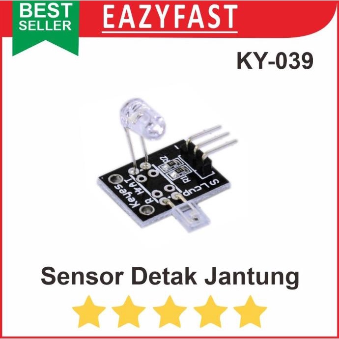 Jual KY-039 Heartbeat Pulse Sensor Finger Detak Jantung Jari Module ...