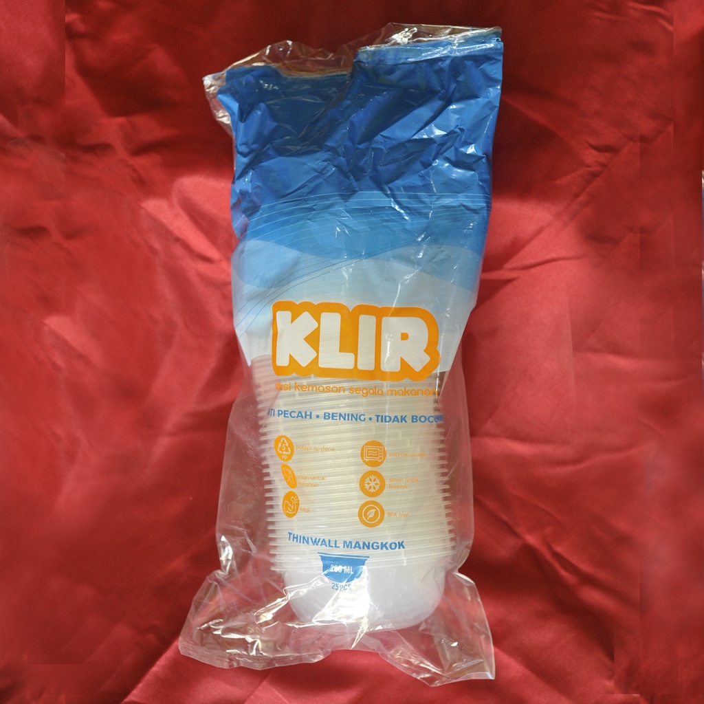 Jual Thinwall KLIR 200ml Mangkok Round Bowl Kemasan Segala Makanan ... Jual Thinwall KLIR 200ml Mangkok Round Bowl Kemasan Segala Makanan ...