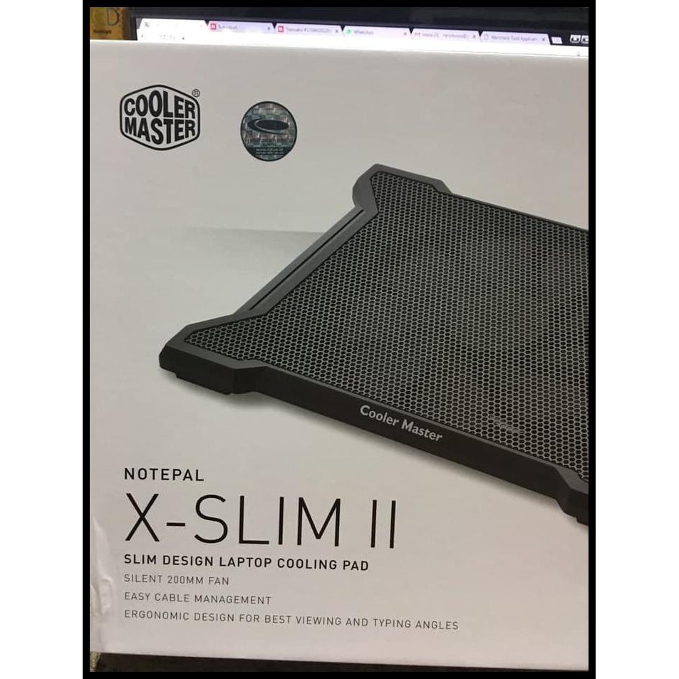 Jual OBRAL Cooling Pad Cooler Master NotePal X Slim II MURAH | Shopee ...
