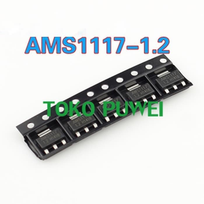 Jual AMS1117-1.2V AMS1117-1.2 1117-1.2 AMS1117 1.2V Voltage Regulator ...