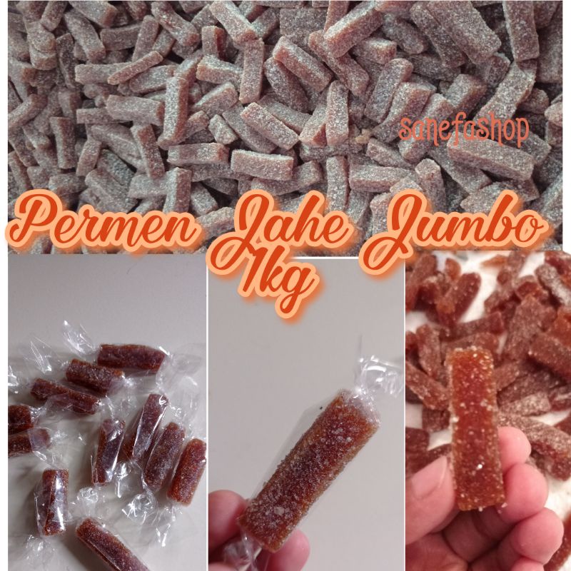 Jual PERMEN JAHE MERAH/Permen Jahe Jumbo/Permen Jahe Premium/1000 gram ...