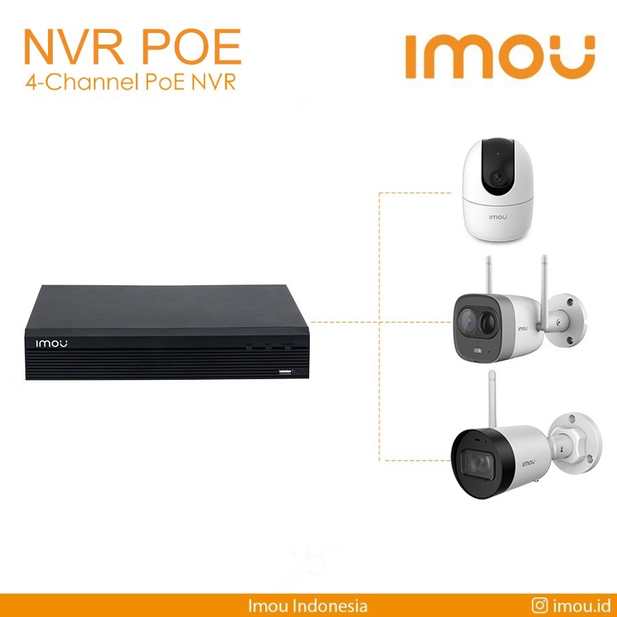 Jual IMOU NVR PoE 8-Channel | Shopee Indonesia