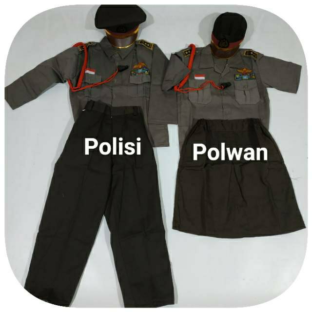 Jual Baju profesi anak tk polisi atau polwan | Shopee Indonesia