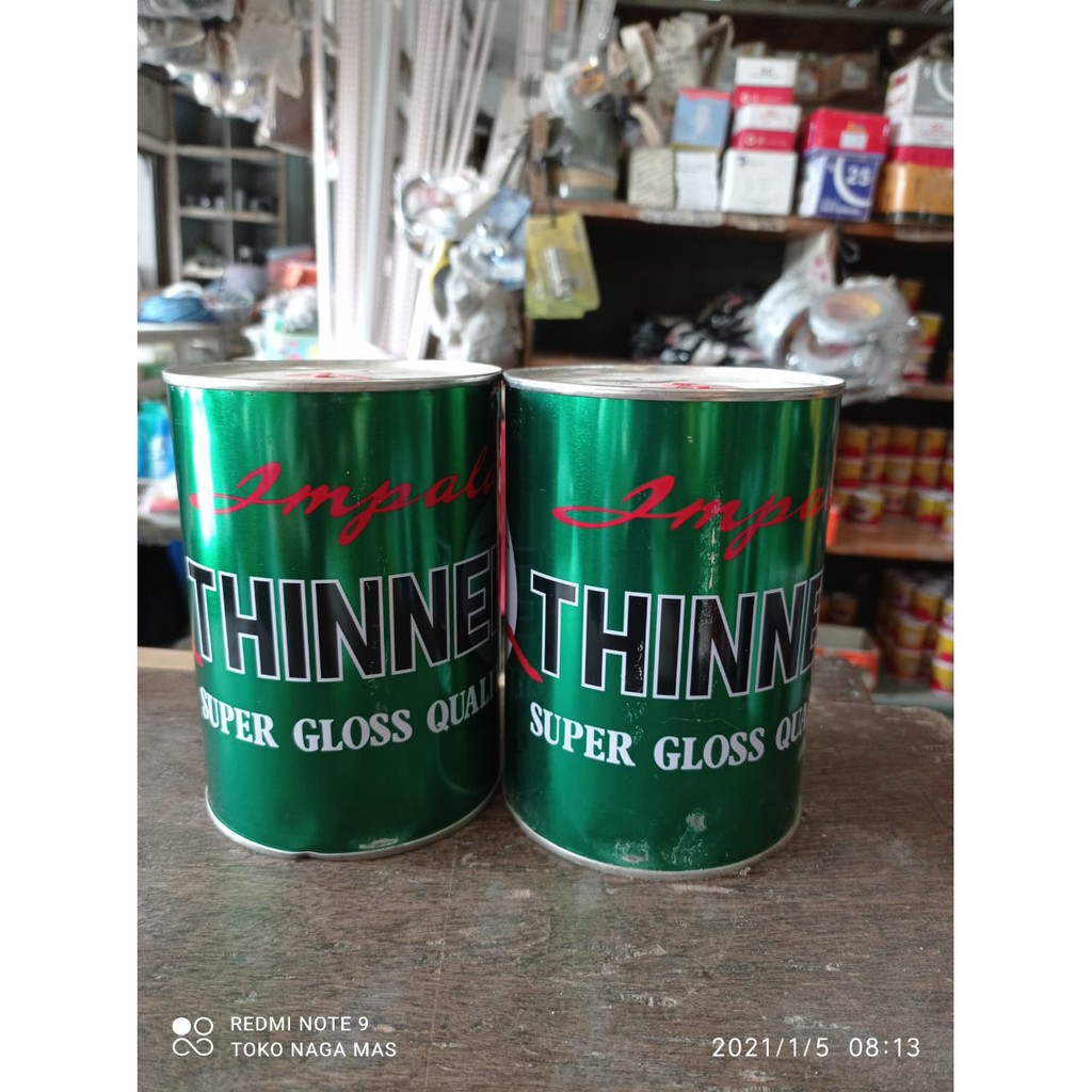 Jual Thiner Impala 1 kg (kaleng) PENGENCER CAT MINYAK CAT BESI KAYU THINNER THINER TINER ...
