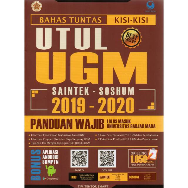 Jual BAHAS TUNTAS UTUL UGM 2019-2020 (PANDUAN WAJIB LOLOS UNIVERSITAS ...