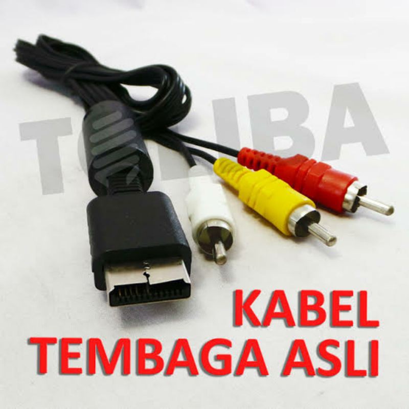 Jual KABEL AV PS2 / KABEL RCA PS2 ORI | Shopee Indonesia