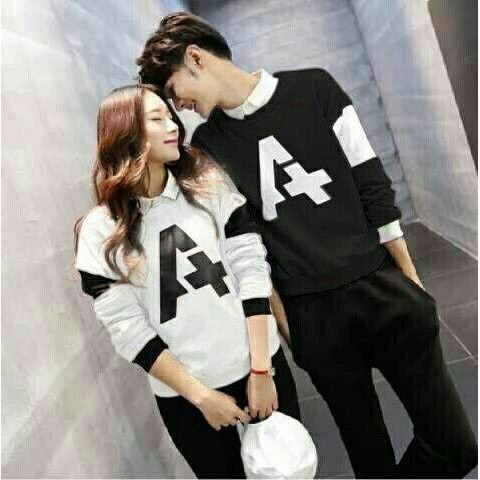 Jual baju blouse couple cewe cowo model kini CP A HP | Shopee Indonesia