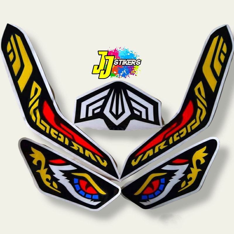 Jual sticker stiker variasi lampu dan alis motor vario new 2018 sampai ...