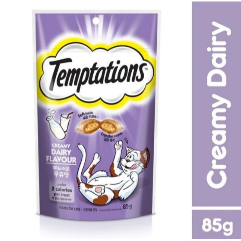Jual temptation 85g - snack kucing temptation creamy dairy flavour ...