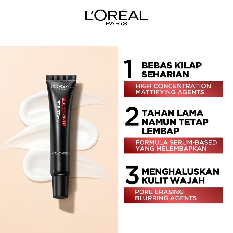 Jual L'OREAL INFALLIBLE LASTING PRIMER | Shopee Indonesia