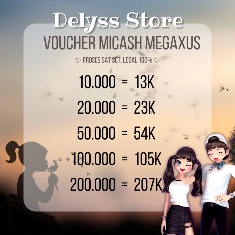 Jual Voucher Micash | Mi-Cash | Mi Cash Megaxus 100k-200k MURAH | Shopee Indonesia