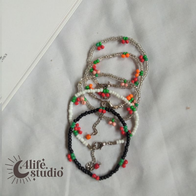 Jual [BACA DESKRIPSI] BRACELET BEADS CHERRY JENO NCT GELANG MANIK ...