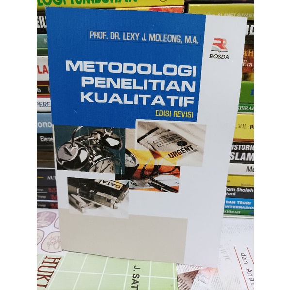 Jual METODOLOGI PENELITIAN KUALITATIF edisi revisi - Lexy j. moleong | Shopee Indonesia