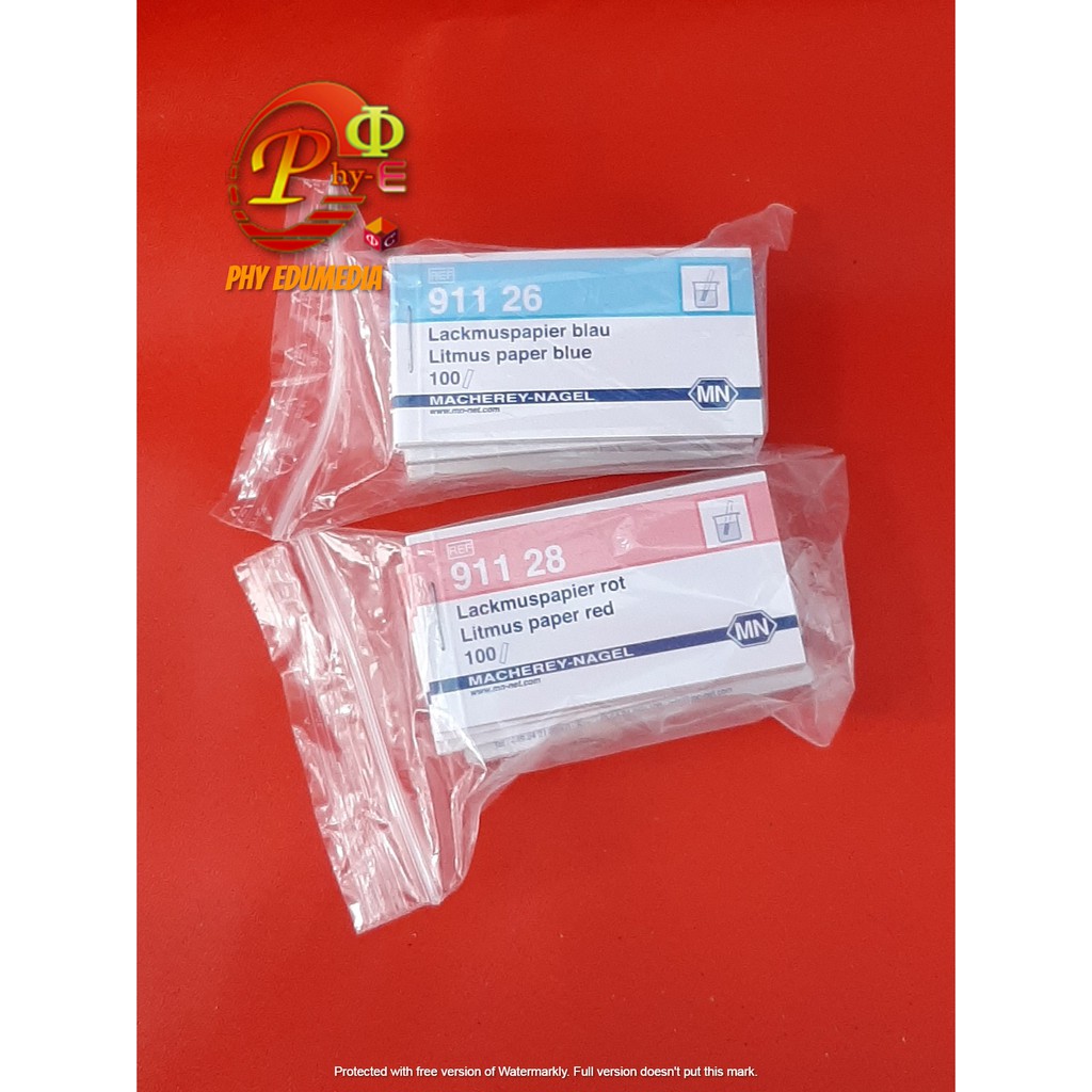 Jual Kertas Lakmus / Litmus Merah / Biru MN / Kertas Lakmus Macherey ...