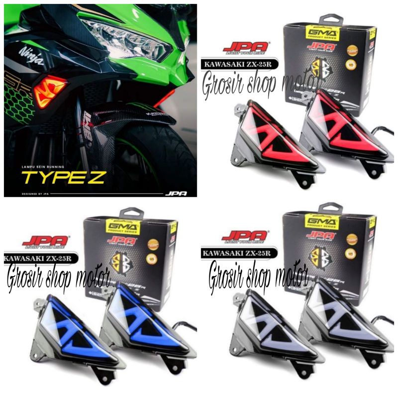 Jual Lampu sen led JPA Ninja 250 fi new , Zx25r zx 25r / Sen sein JPA Ninja 250 fi new , Zx25r ...