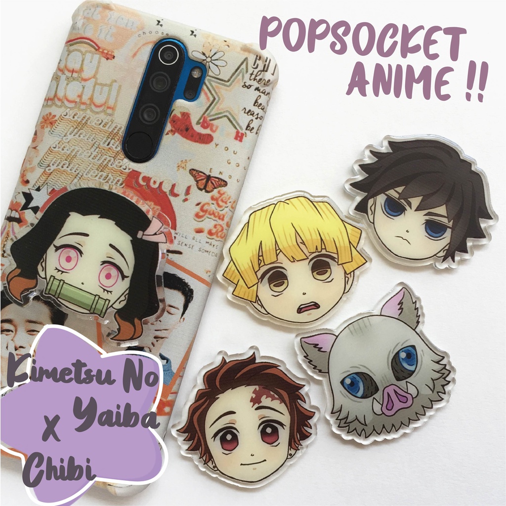 Jual Popsocket Anime Kimetsu No Yaiba / Griptok Akrilik / Phone Holder ...