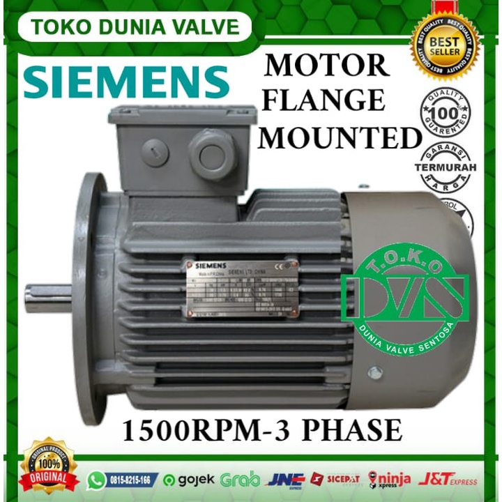 Jual SIEMENS 1LE0102-0EB02-2FA4 1.5KW-2HP-4P-3PHASE-B5 ELECTRIC MOTOR | Shopee Indonesia