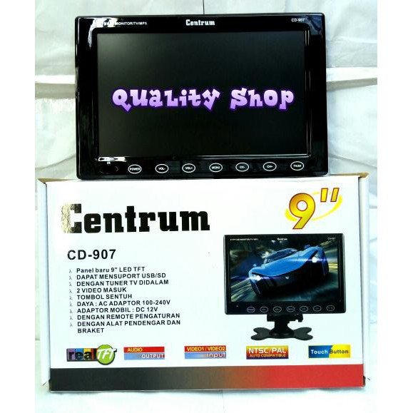 Jual Ready Stock!! CENTRUM TV LED 9 INCH ONDASH FASILITAS LENGKAP USB ...