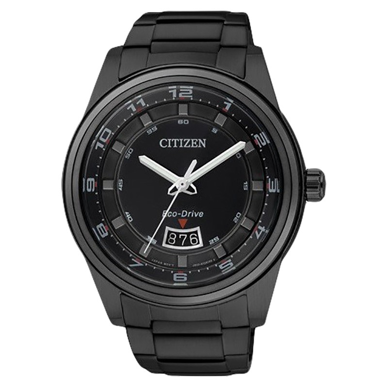 Jual Jam Tangan Pria Citizen AW1284-51E Men Eco-Drive Black Dial Black ...