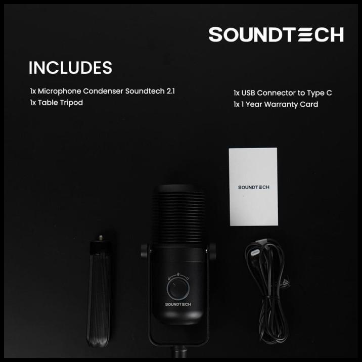 Jual Soundtech 2.0 Microphone Usb Condenser Cardioid And ...