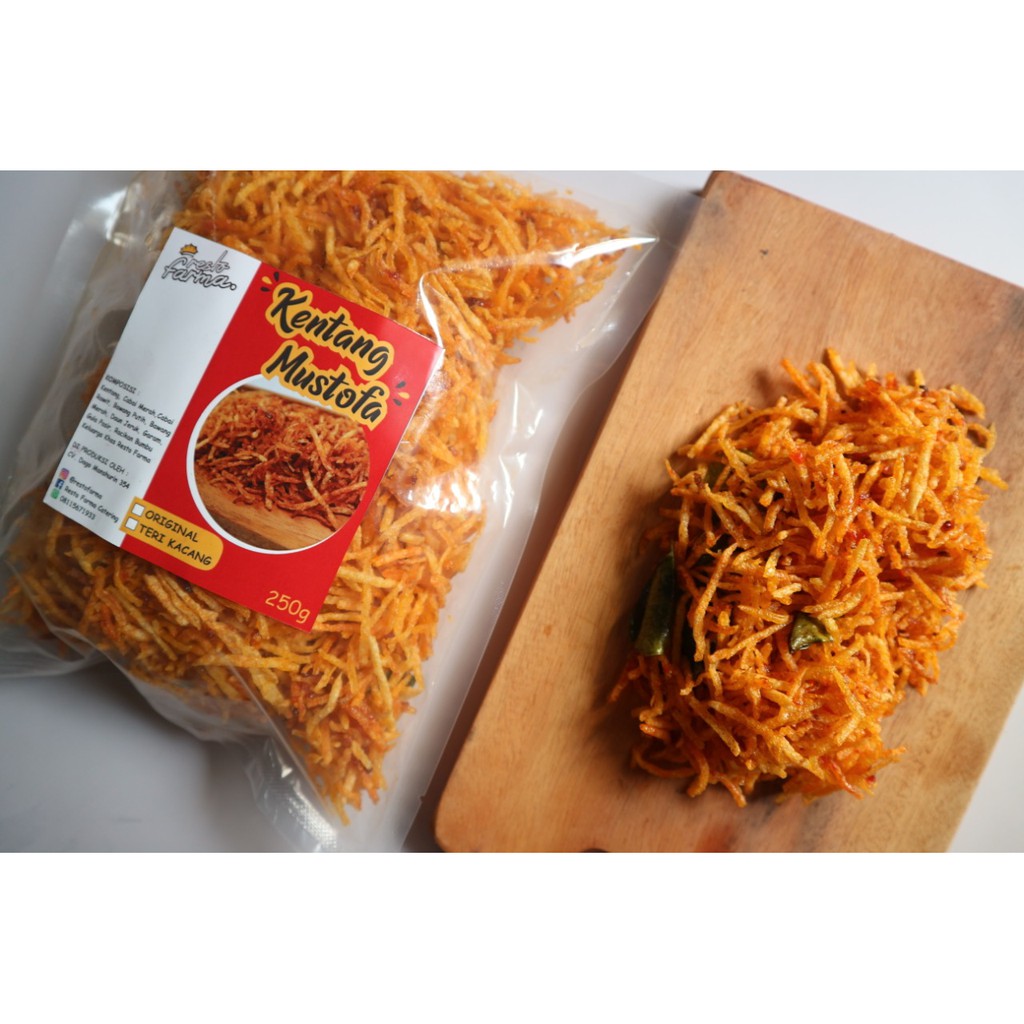 Jual Kentang Mustafa Kering Original 250g by Resto Farma | Shopee Indonesia