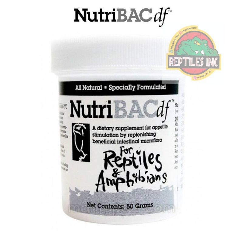 Jual NutriBAC df Probiotic Suplemen Hewan Reptil dan Amphibi | Shopee ...