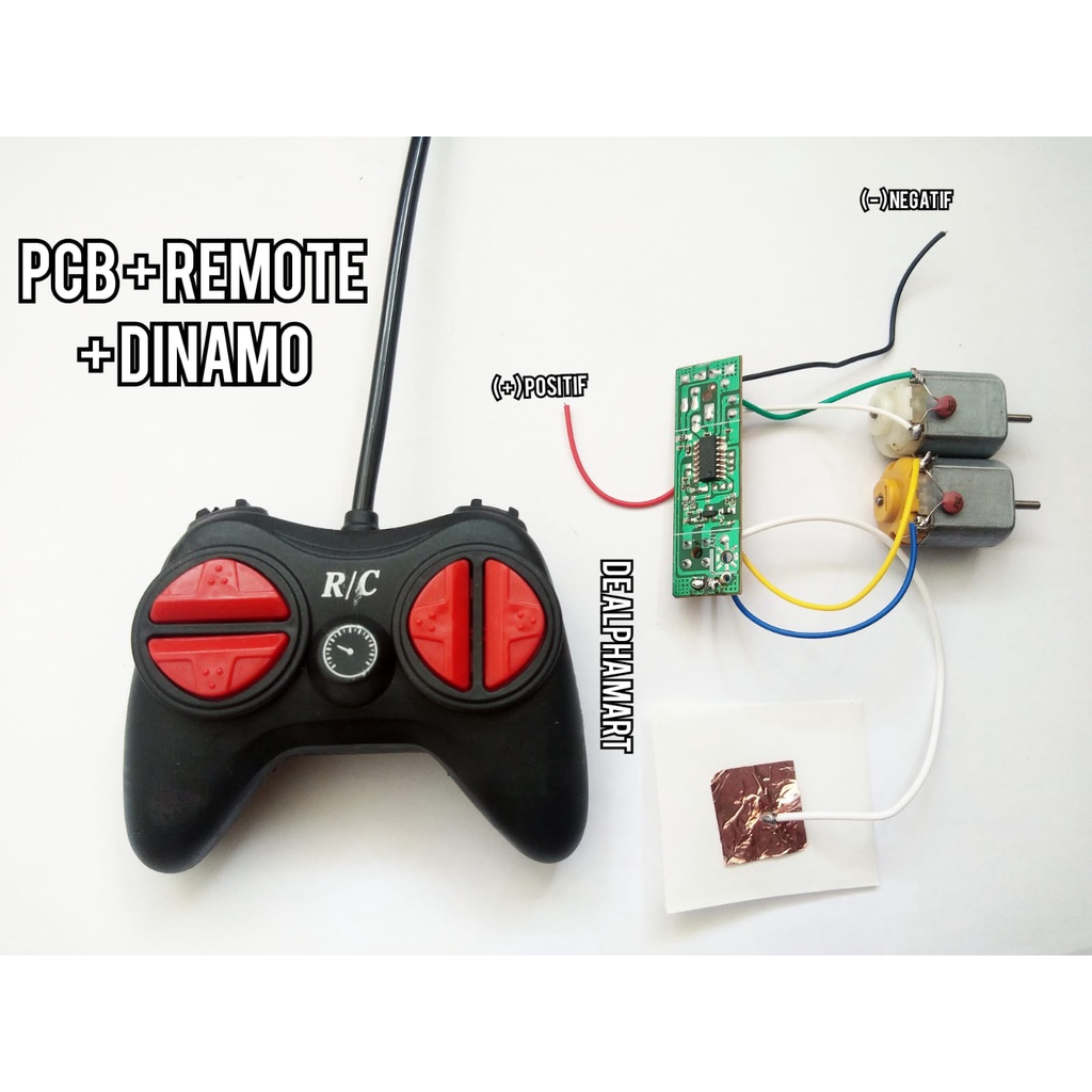 Jual COD PCB 2.4ghz KOMPLIT MODUL PCB RC DAN REMOTE RC MOBIL RC 4ch ...