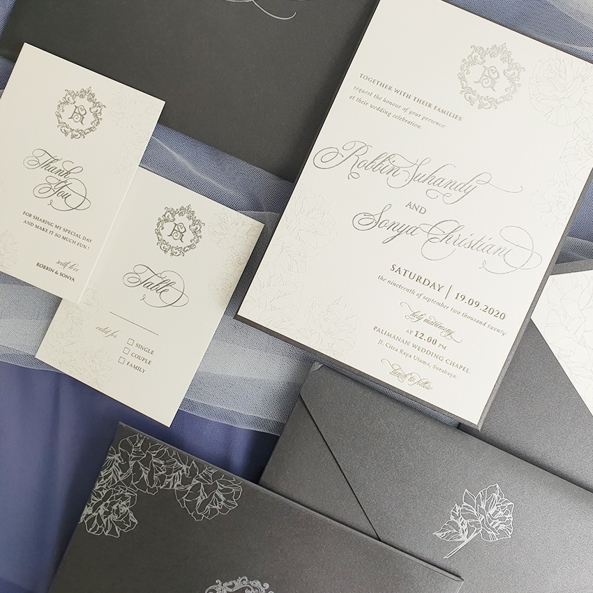 Jual Jasa Plong / Pond Cetak hot print emboss undangan brosur hampers ...