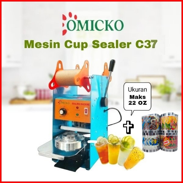 Jual CUP SEALER OMICKO C37 Plastik fre plastik cup HARGA MURAH BARANG ...