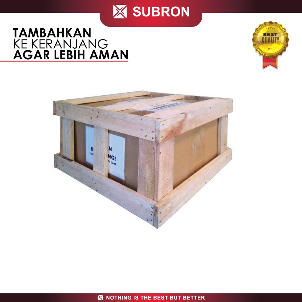 Jual SUBRON Extra Packing Kayu Kecil | Shopee Indonesia
