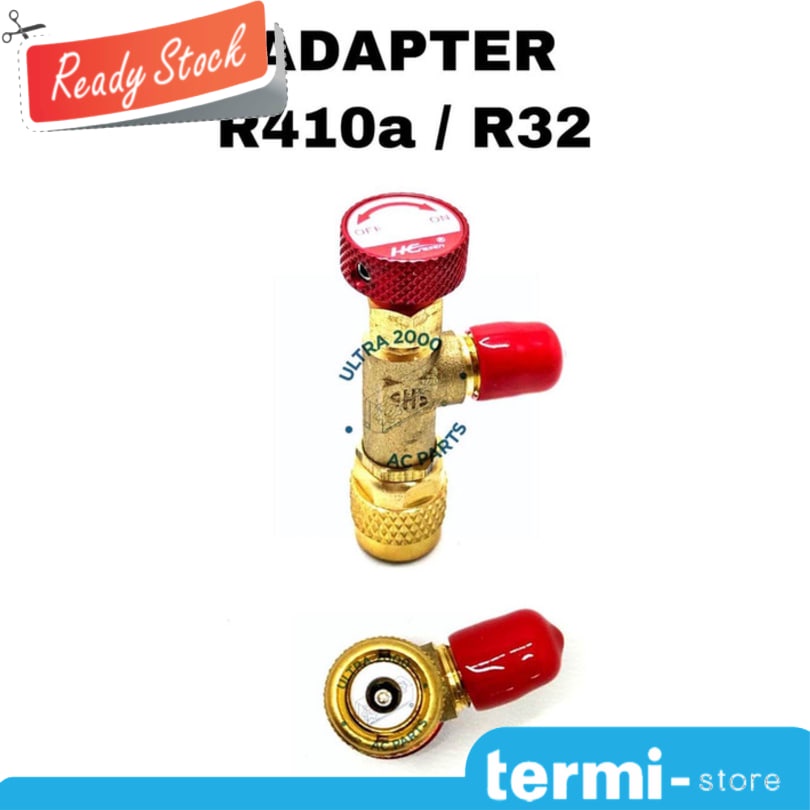 Jual Converter Adapter Nepel selang pengisian freon R410/R32 | Shopee ...