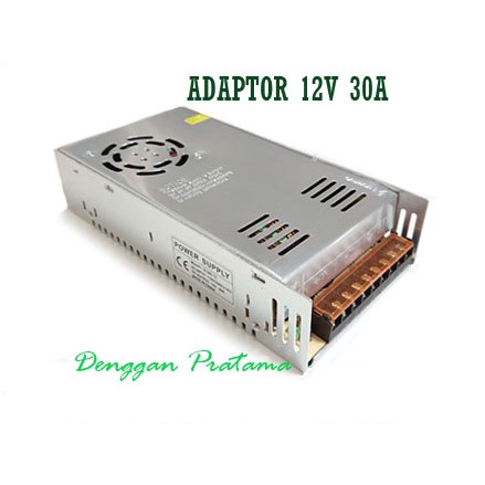 Jual Power Supply Adaptor 12V 30A / Power Supply Kipas 12 VDC 30 A ...