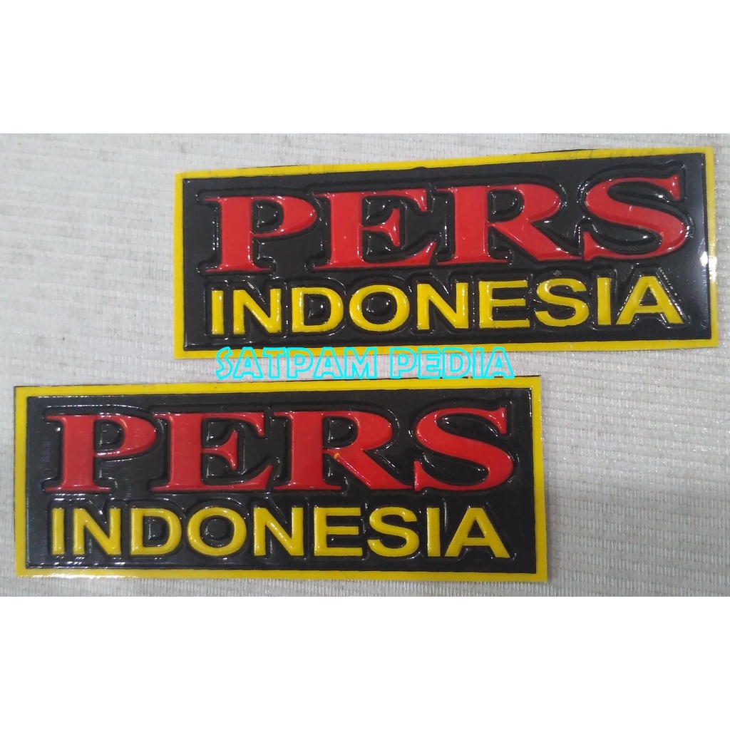 Jual Sticker Plat Embos Pers Indonesia - Stiker Pers Indonesia Embos ...
