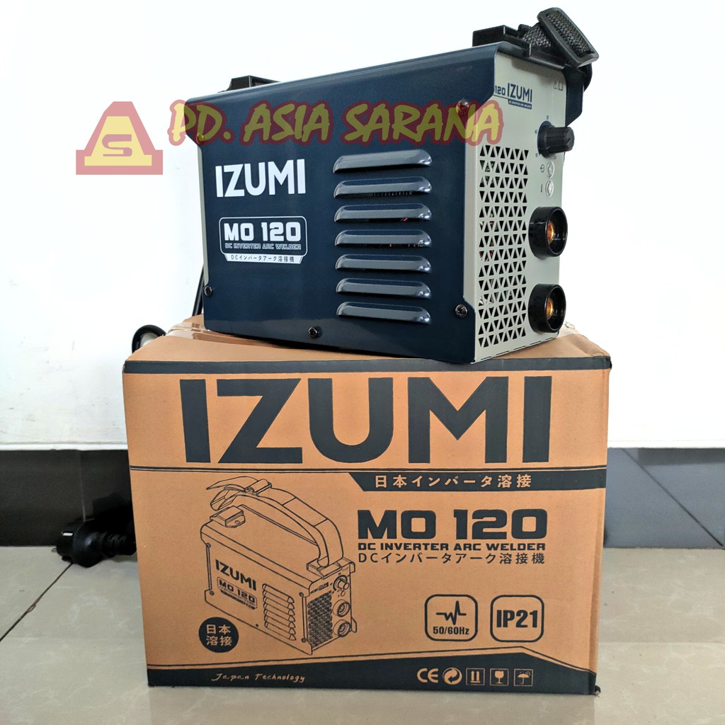 Jual Mesin Travo Las MMA 120A IGBT MO-120 IZUMI / Trafo Welding Inverter | Shopee Indonesia