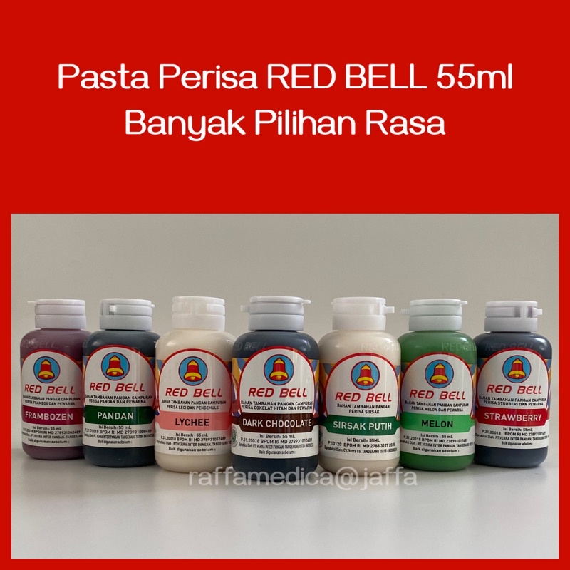Jual RED BELL 55ml [Pasta Perisa Pewarna] - BEBAS PILIH VARIAN Jaffa ...