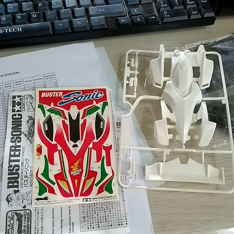 Jual body buster sonic original tamiya rare classic dari super TZ ...