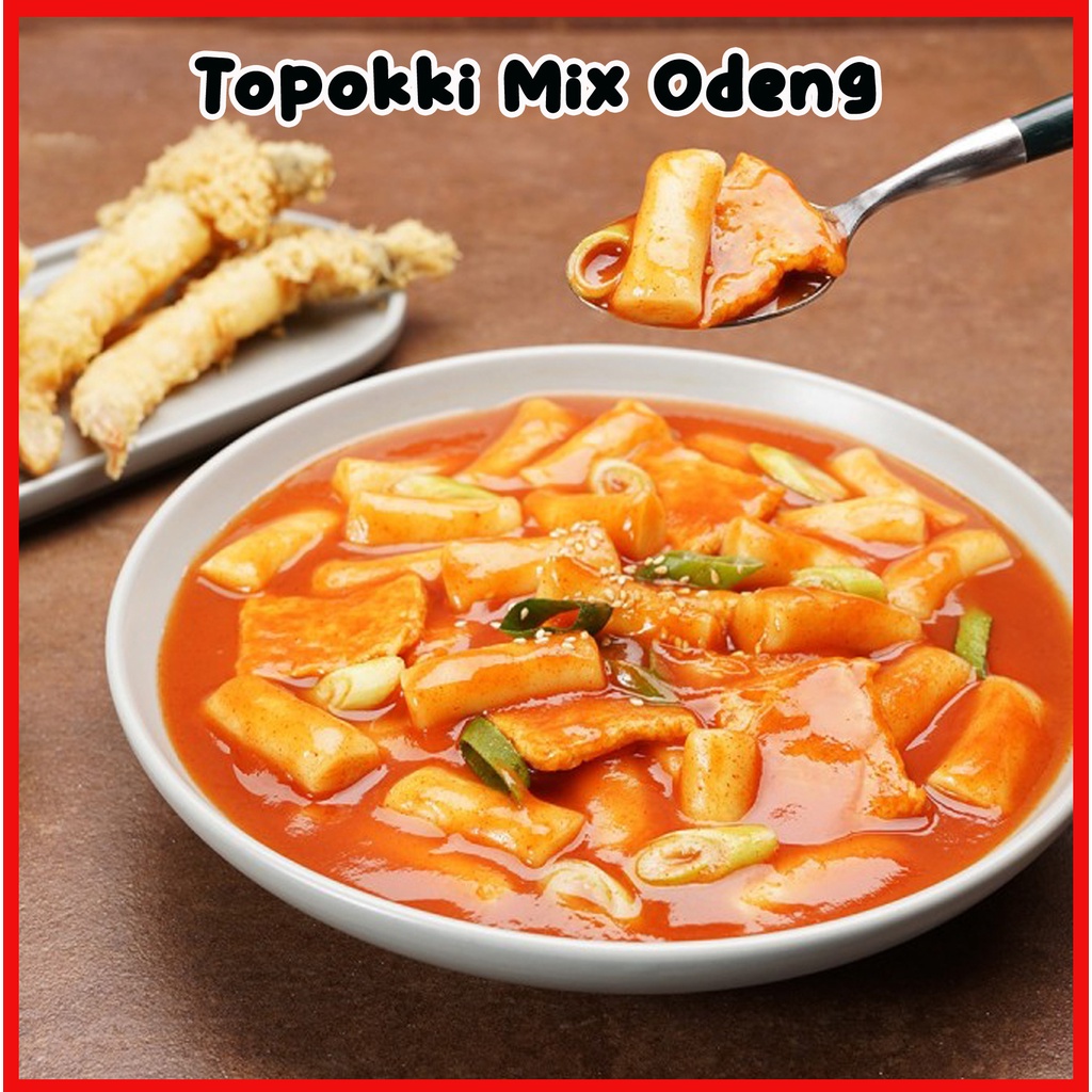 Jual Topokki Mix Odeng Paket Puas Mix 300gram -Jajanan Korea-Tteokpokki ...