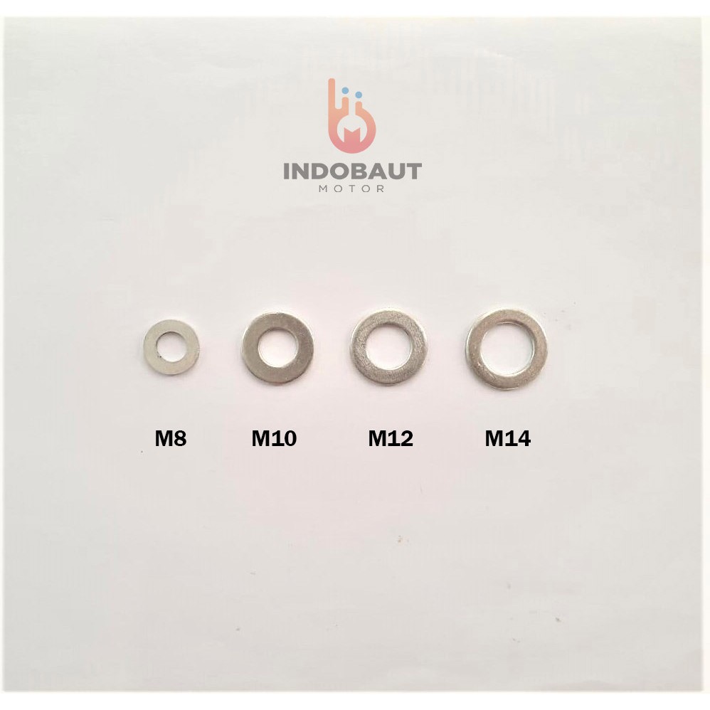 Jual Ring Oli Aluminium M8 M10 M12 M14 | Shopee Indonesia