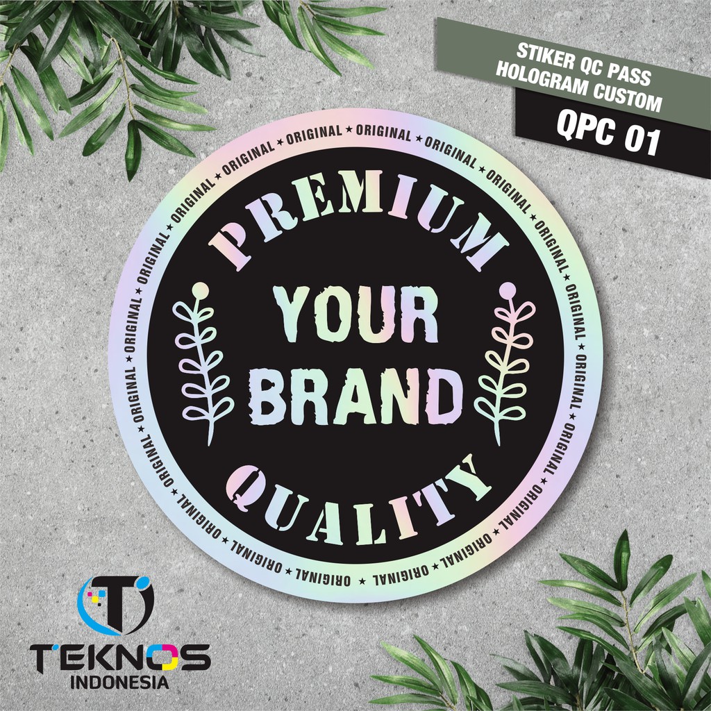 Jual STIKER STICKER HOLOGRAM ORIGINAL QC PASS CUSTOM | Shopee Indonesia