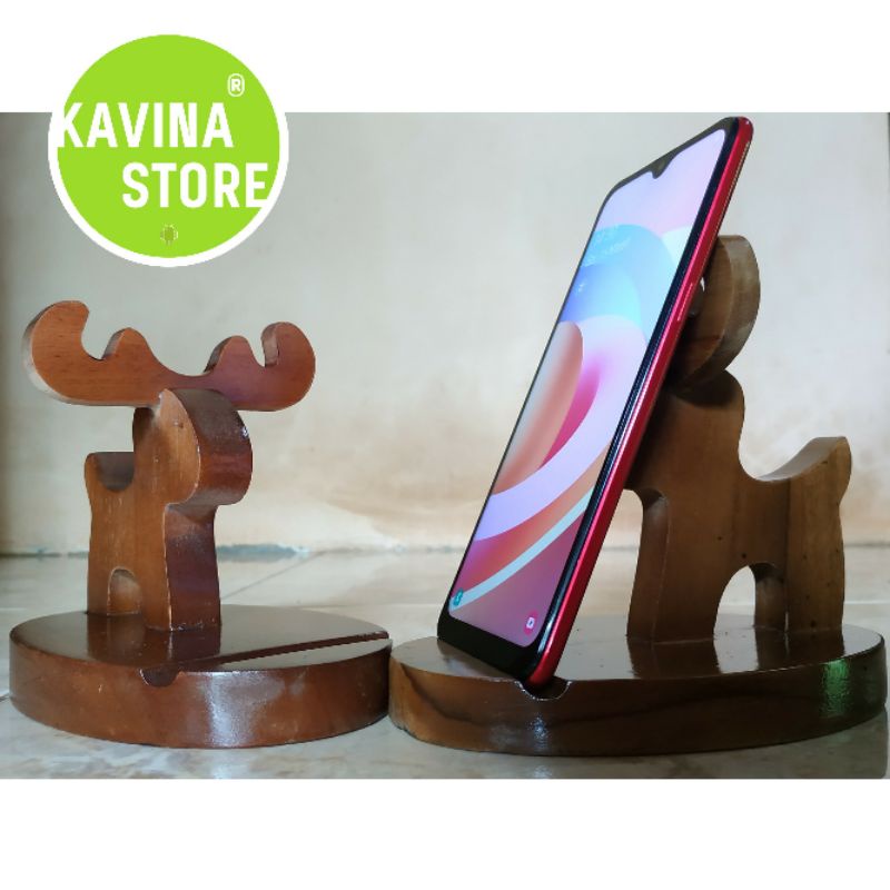 Jual Dudukan Handphone Bentuk Rusa Dari Kayu | Shopee Indonesia
