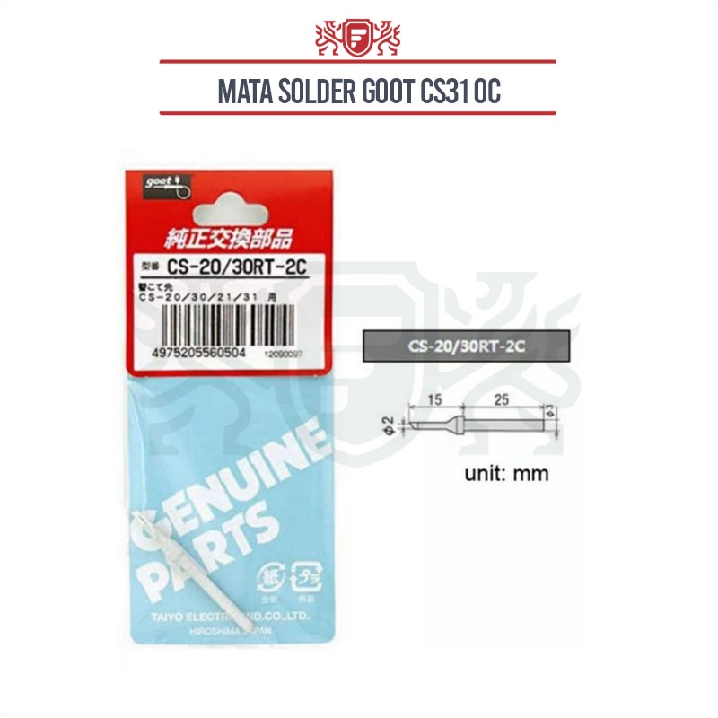 Jual Mata Solder Goot OC/Mata Solder Goot CS31/Mata Solder Goot CS-31 ...