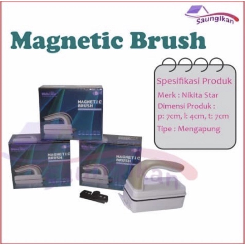 Jual Pembersih kaca MAGNET tipe Apung NIKITA STAR size small magnetic ...