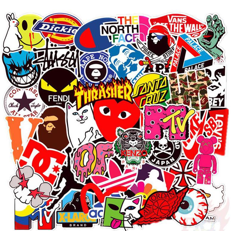 Jual STIKER LOGO hypebeast graffiti Sticker Vinyl Laptop Waterproof DIY ...