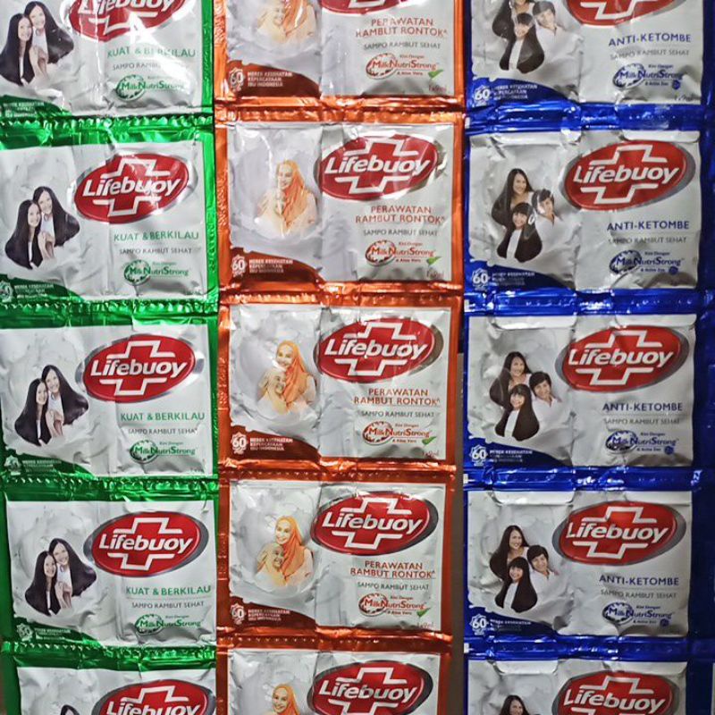 Jual LIFEBUOY Shampo Shampoo 1 Renceng isi 12 pasang/24 Sachet | Shopee ...