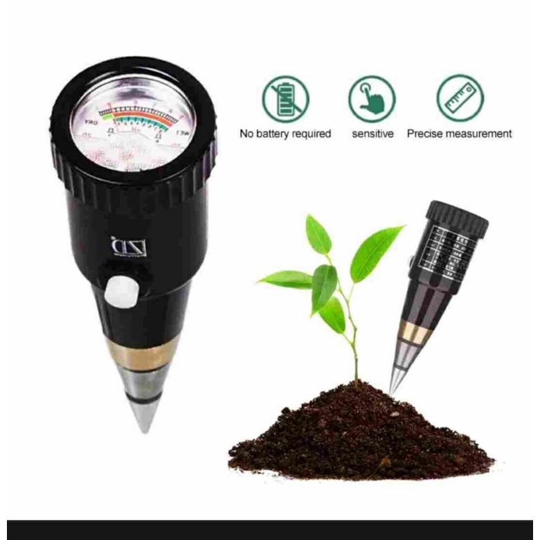 Jual PH Meter Tanah Analog Akurat Soil pH Meter | Shopee Indonesia