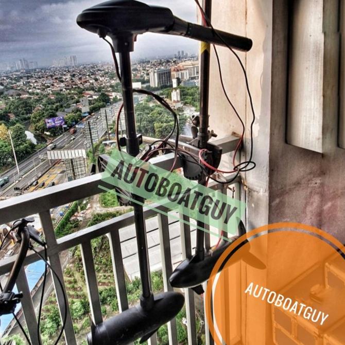 Jual Mesin Tempel Perahu Karet Listrik Elektrik Trolling Mancing 12V 24V | Shopee Indonesia