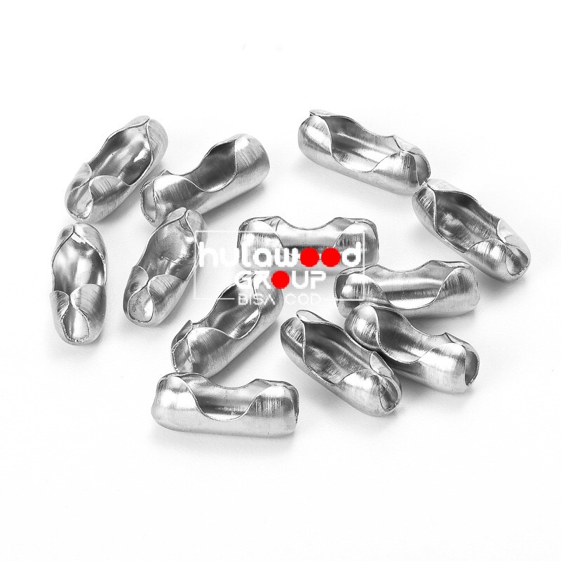 Jual Pengait Rantai kalung biji lada Biji Bambu (Stainless Steel) Anti ...