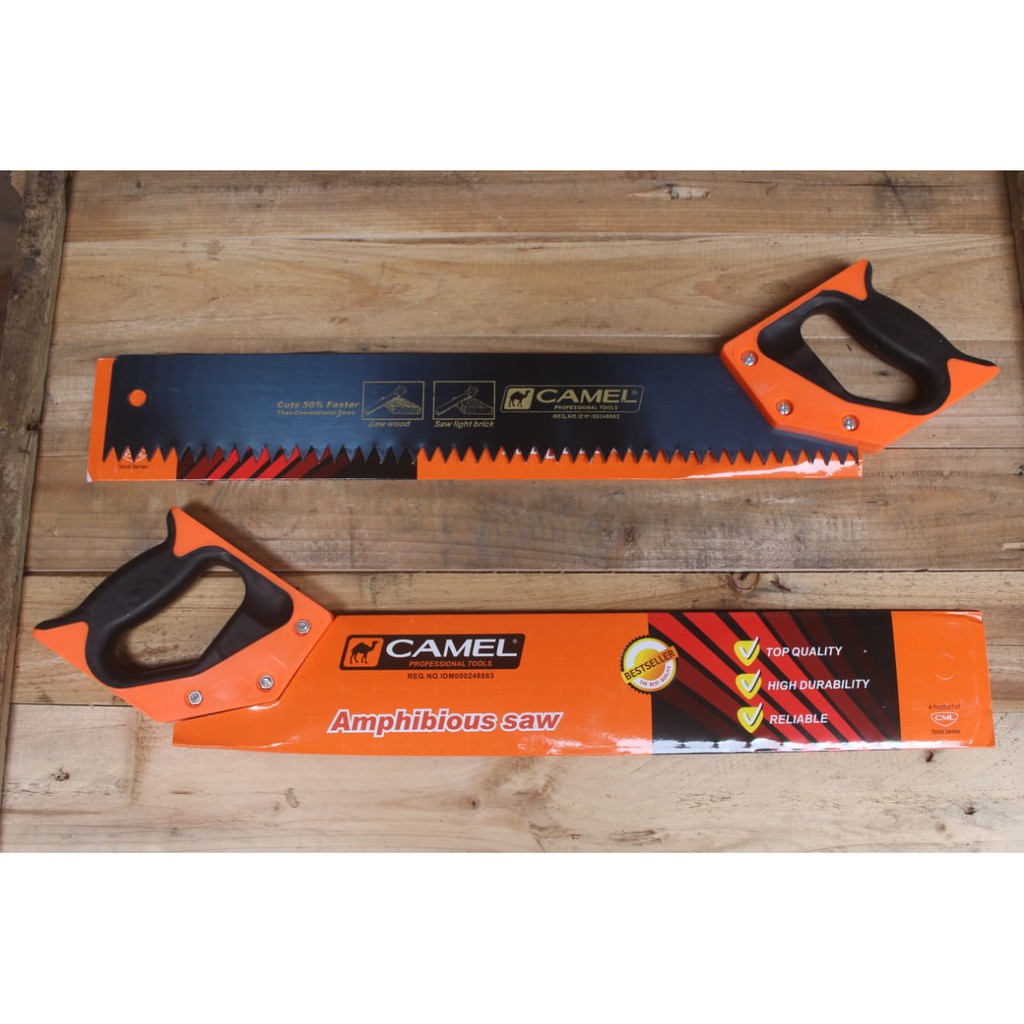 Jual gergaji herbel merk camel/gergaji bata ringan Amphibious 18 ...