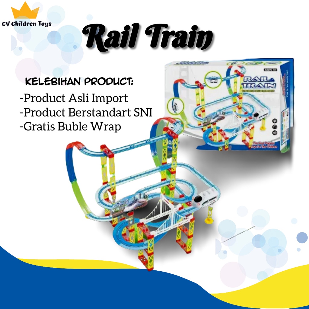 Jual PROMO BRO1172 Mainan Anak MRT LRT Train Tangga Slide Seluncur ...